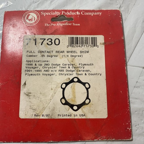 71730 Specialty Products Company Full Contact Rear Wheel Shim ...
