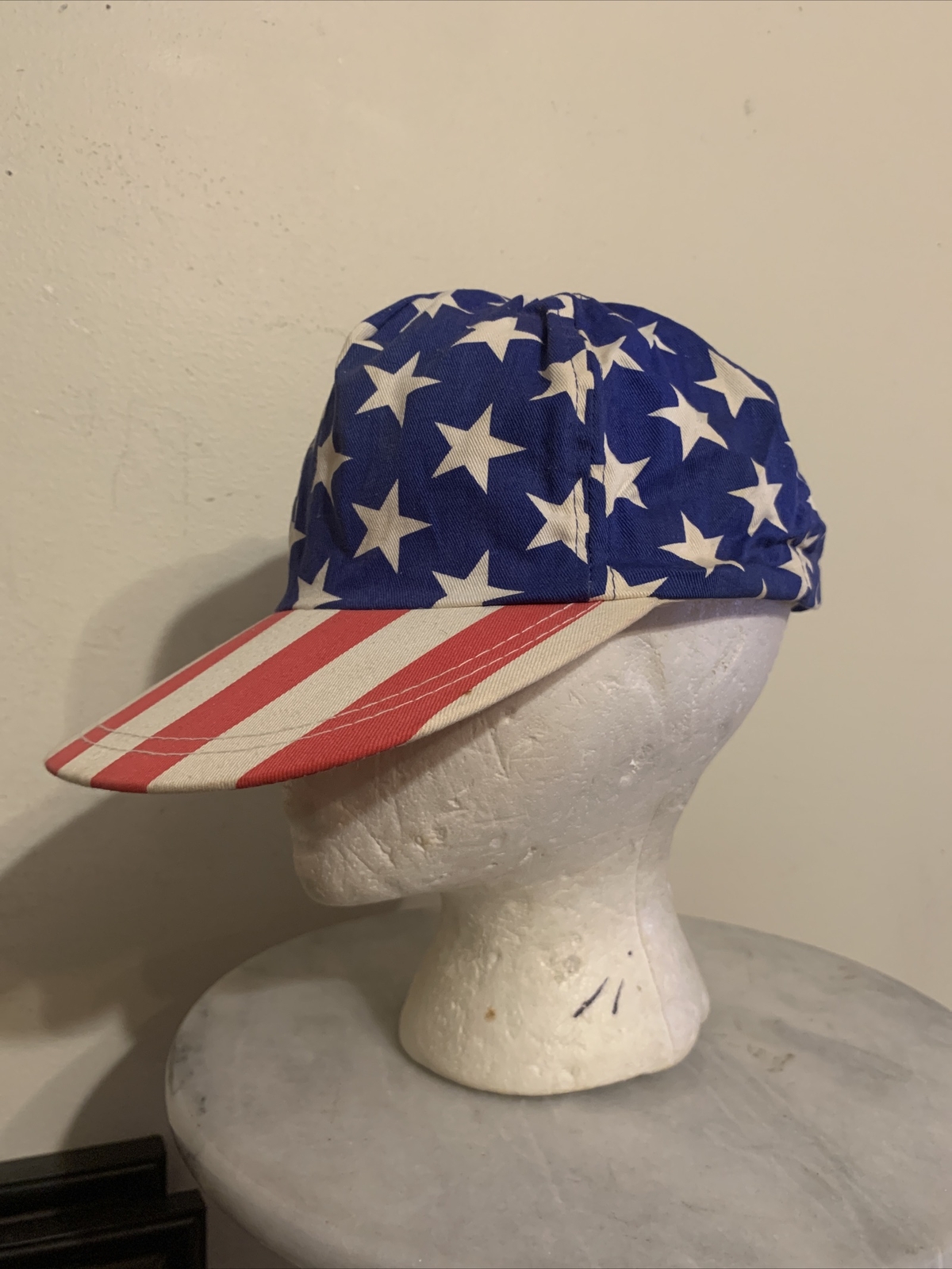 Vintage RARE USA Flag Hat Avon Products USA Hat Cap A… - Gem