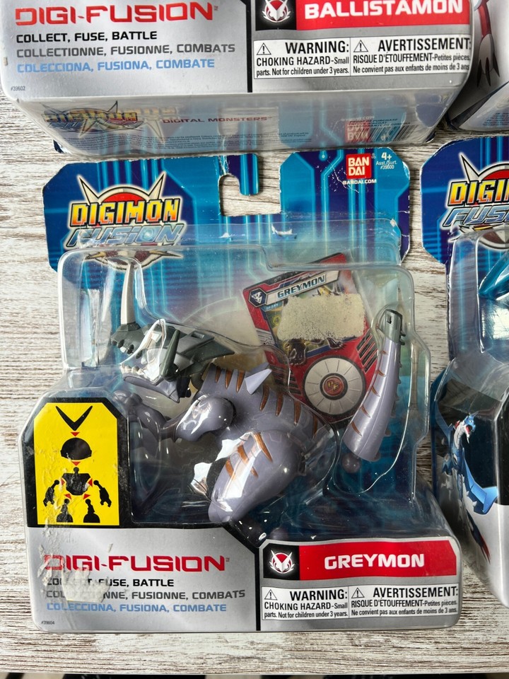 lot of 4 digimon Fusion digi-fusion bandai new 2013 | eBay