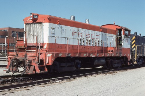 TP Original Slide SLSF FRISCO Repowered VO1000M #206 Springfield MO 1977 | eBay