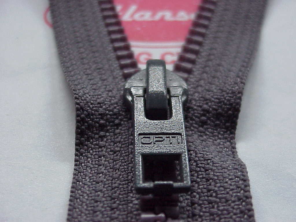 GREY GENUINE COATS OPTI ZIP SLIDER FOR THE MOULDED No5 Opti ZIP no zip ...