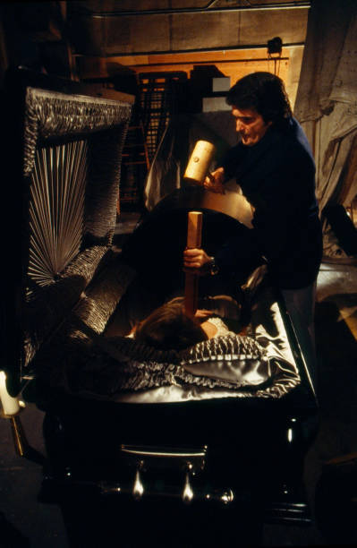 Jason Miller Kathryn Harrold in Vampire 1979 Historic TV Old Photo 5 ...