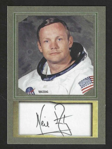 NEIL ARMSTRONG - APOLLO 11 - ACEO D. GORDON PROMO TRADING CARD - MINT ...