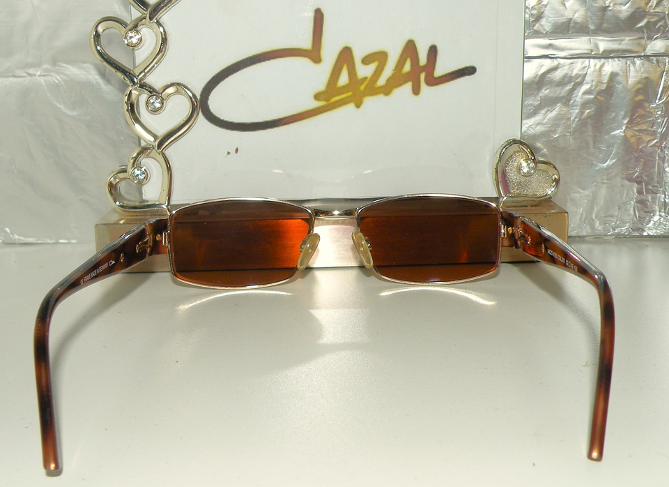 NEW CAZAL MOD 4192 COL 001 GERMANYUNISEX W/CHEETAH SPOTS SUNGLASSES BOX ...