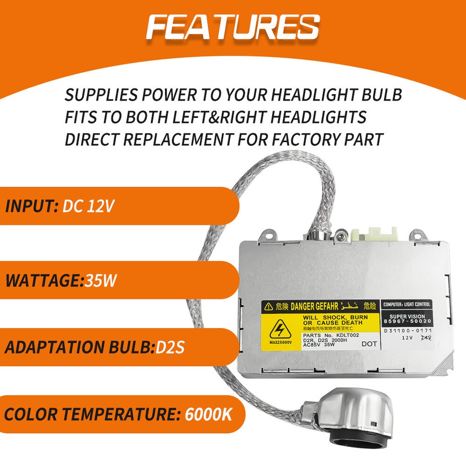 HID Xenon Headlight Ballast Control Module for Toyota Lexus IS300 US ...
