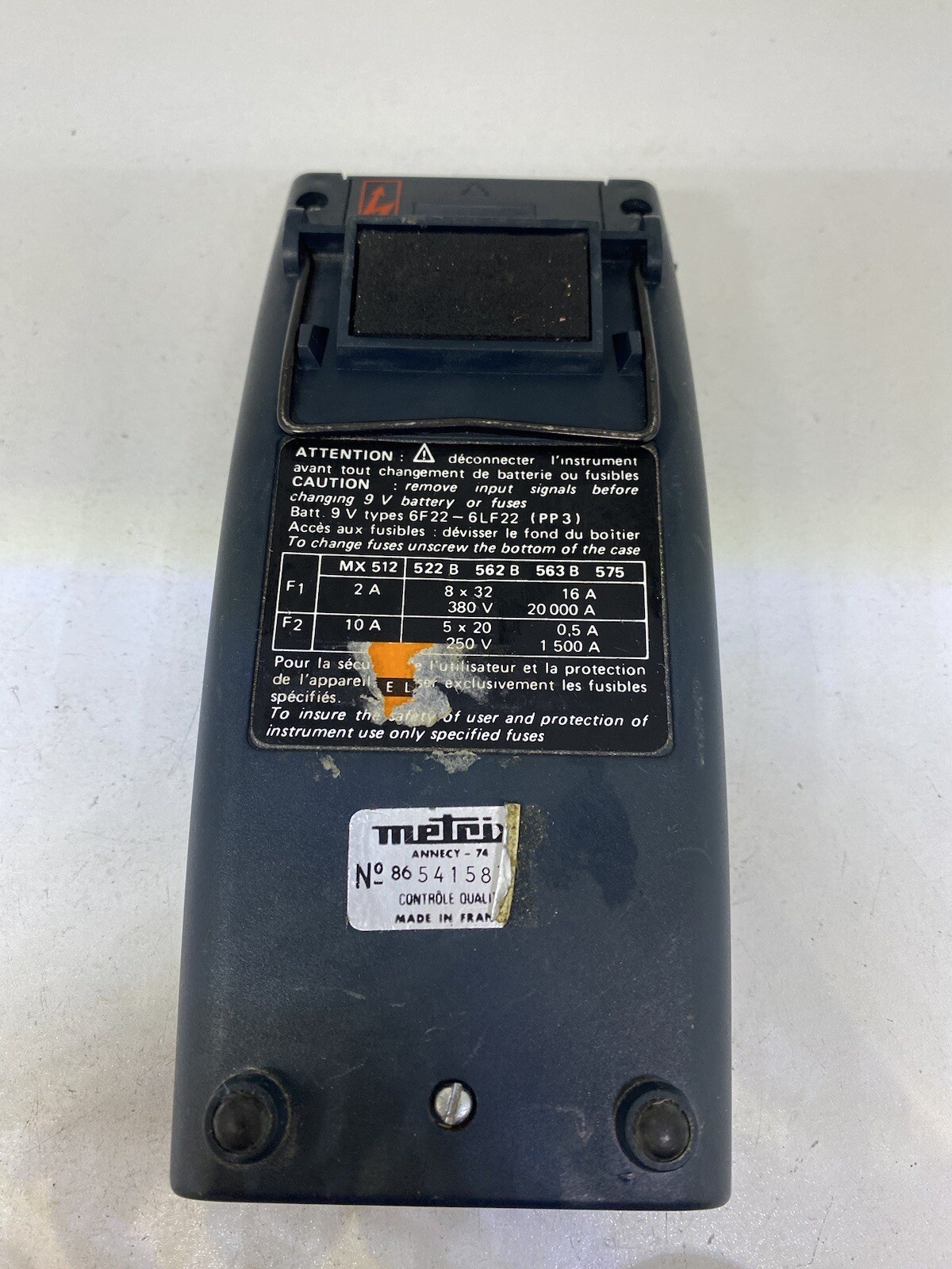 Multimètre Metrix MX 522 - Hors Service HS - état correct | eBay