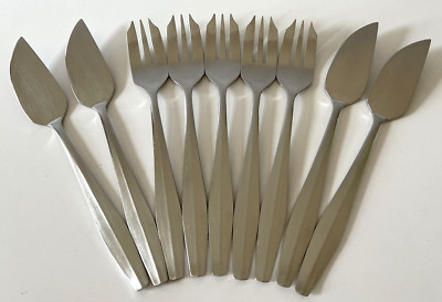 Vtg Ashberry Staybrite "Merton" Stainless Flatware Dessert Forks ...