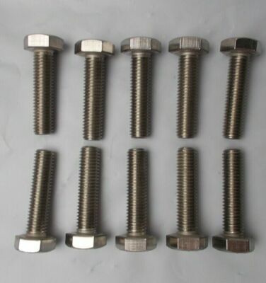 Hex Head Bolt M10 10mm - 1.5 x 40 Long "10 Bolts" Stainless Steel M10-1 ...