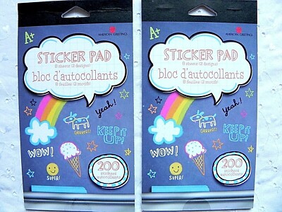 Reward Stickers A+ Super Good Work School Theme Scrapbooking Craft Lot ...