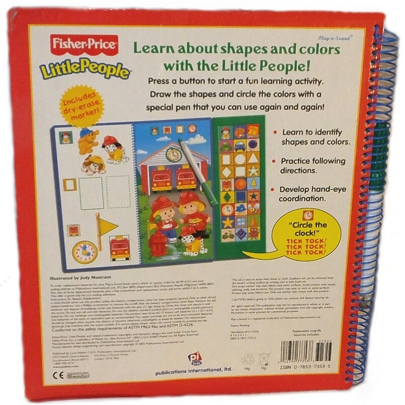 Fisher-Price Little People Early Learning Play a Sound Electronic ...