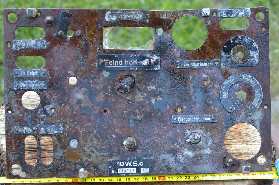 WW2 Original German Panzer Tank, Radio Receiver, From Battle Of Kurland ...