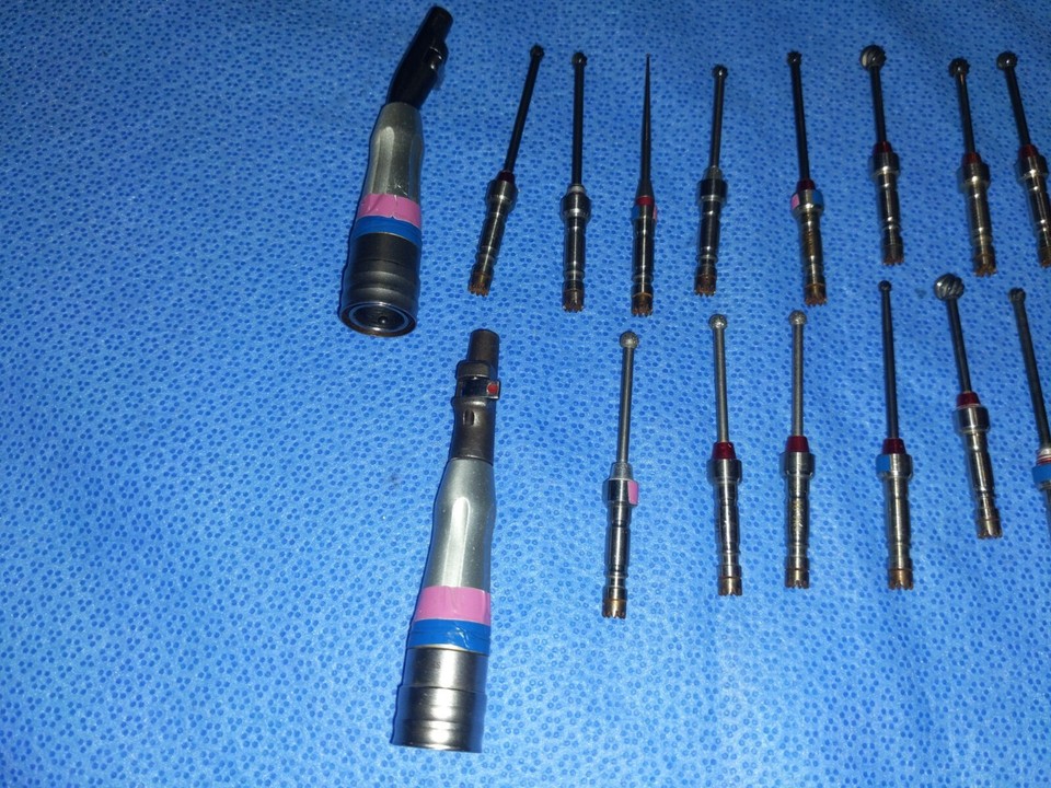 Zimmer Hall Surgical Lot Ototome Air Hose, Ototome Drill Attachments ...