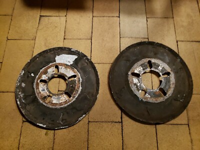 Mercedes 450SL Front wheel brake dust cover shield set oem original ...