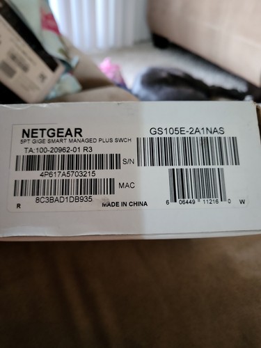 NETGEAR GS105E-2A1NAS Port Gigabit Plus Switch | eBay