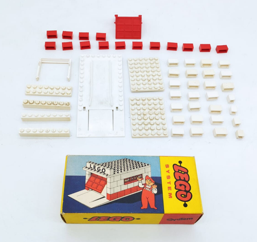 LEGO 236 Garage with Automatic Door Tor from 1956 50s Vintage Retro 1: ...