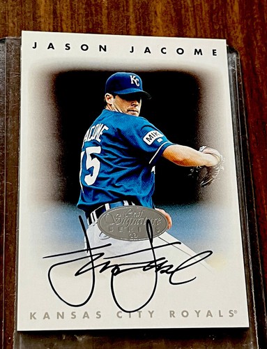 Jason Jacome 1996 Leaf Signature Series Bronze Autograph AUTO KC Royals ...