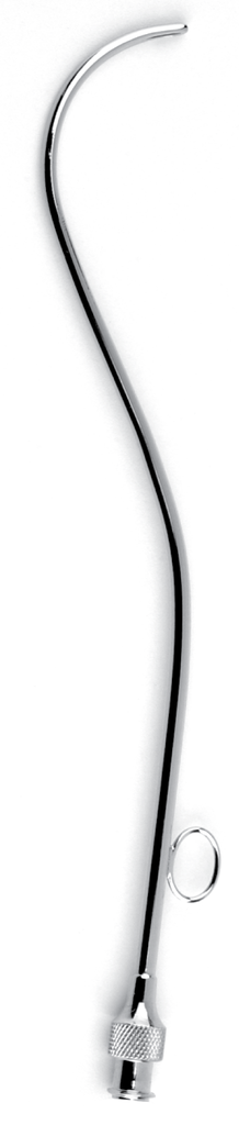 Van Alyea Antrum Cannula, 6.5", Strong Curve, Tubing Connection, Luer ...