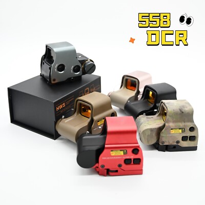 HWS 558 DCR Holographic Sight Red / Green Dot Sight w/ G33 3X Magnifier ...