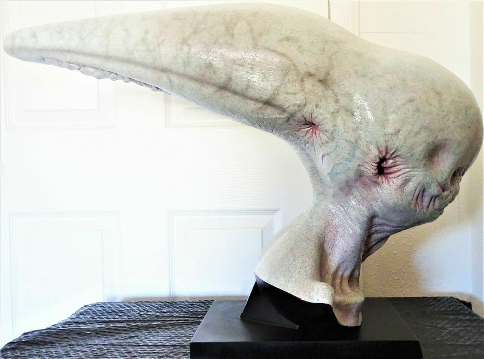 SIDESHOW COLLECTIBLES LIFE SIZE 1:1 NEOMORPH BUST Alien COOLPROPS AVP ...
