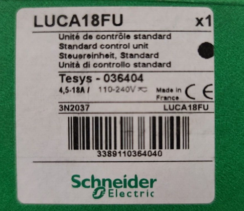 LUCA18FU TeSys U Motor Starter Overload Relay Standard Control Unit | eBay