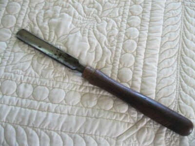 LARGE ANTIQUE WOOD GOUGE CHISEL | eBay