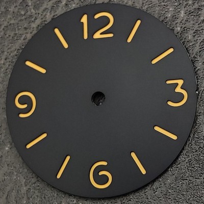 Green Luminous Black Watch Dial for ST3600 ETA6497/6498 Movement Watch ...