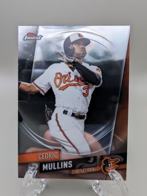 2019 Topps Finest Cedric Mullins RC #73 Baltimore Orioles Rookie | eBay