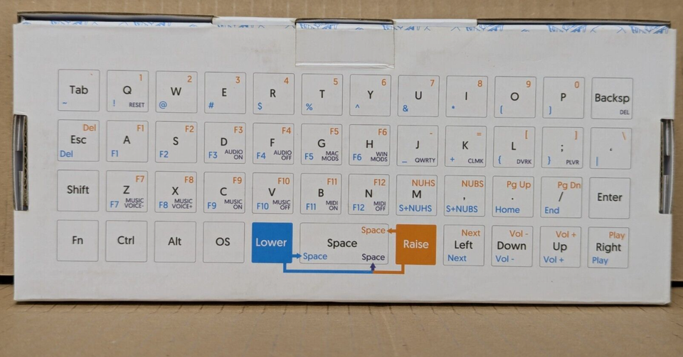 MassDrop X OLKB-48 The Planck Keyboard Kit GUNMETAL CNC Case MDX-11894 ...