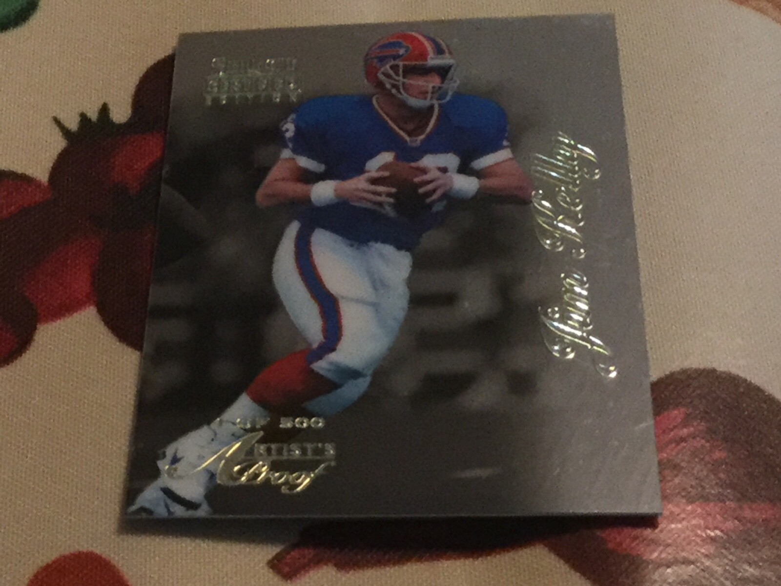 1996 SELECT CERTIFIED JIM KELLY Football Card BUFFALO BILLS ARTIST'S ...