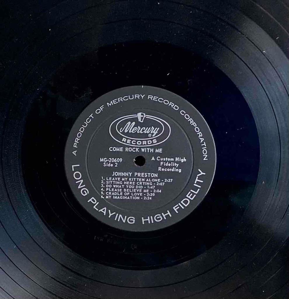 JOHNNY PRESTON COME ROCK WITH ME ORIG MERCURY DEEP GROOVE NEAR MINT | eBay