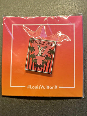 LOUIS VUITTON X Beverly Hills Exhibition Sunset LV Pin | eBay