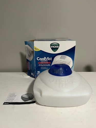 VICKS COOL MIST HUMIDIFIER MODEL V400 with Air-Cleaning Filter 1.5 ...