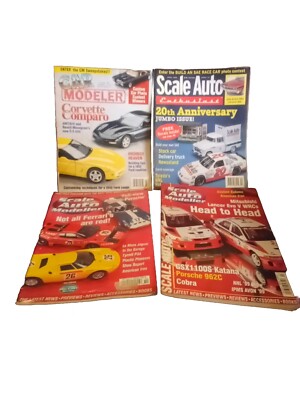 3 Scale Auto Modeler/ Enthusiast Magazines, 1 Car Modeler Magazine ...
