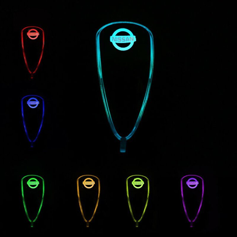 Auto Gear Shift Knob LED Light Multi Color Touch Activated Sensor For ...