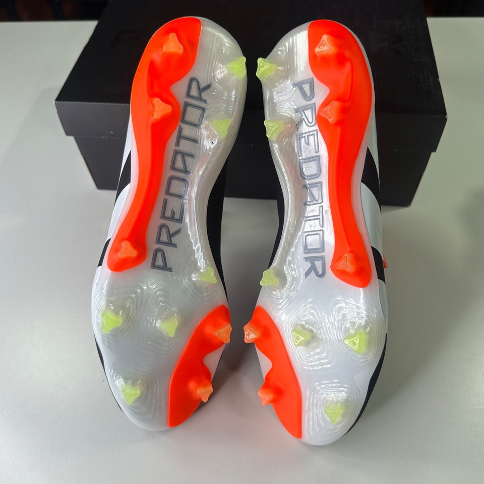 Adidas PREDATOR ELITE LOW FG IE1802 Soccer Cleat Red/Black/White Men's ...