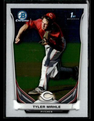 2014 Bowman Chrome #BCP52 Tyler Mahle Prospects Card Cincinnati Reds | eBay
