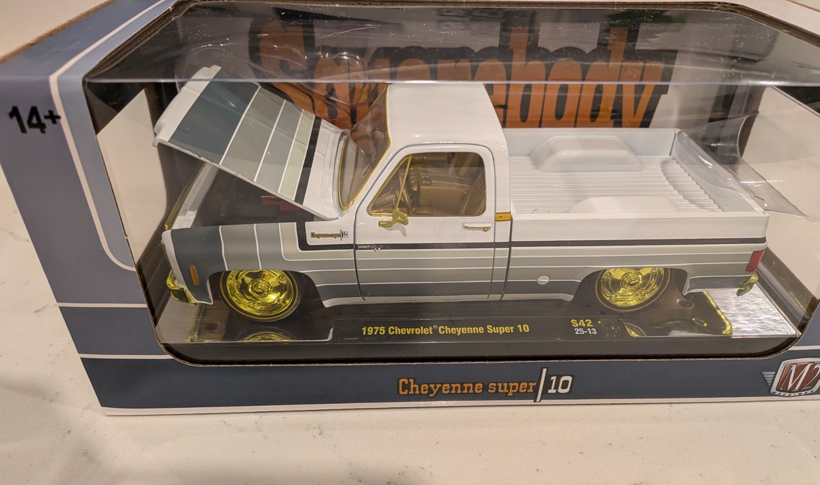 M2 Machines Squarebody Syndicate 2 Fifty Shades '75 Cheyenne Super 10 ...