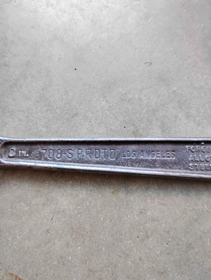 Proto 708-S Professional 8” Adjustable Wrench USA | eBay