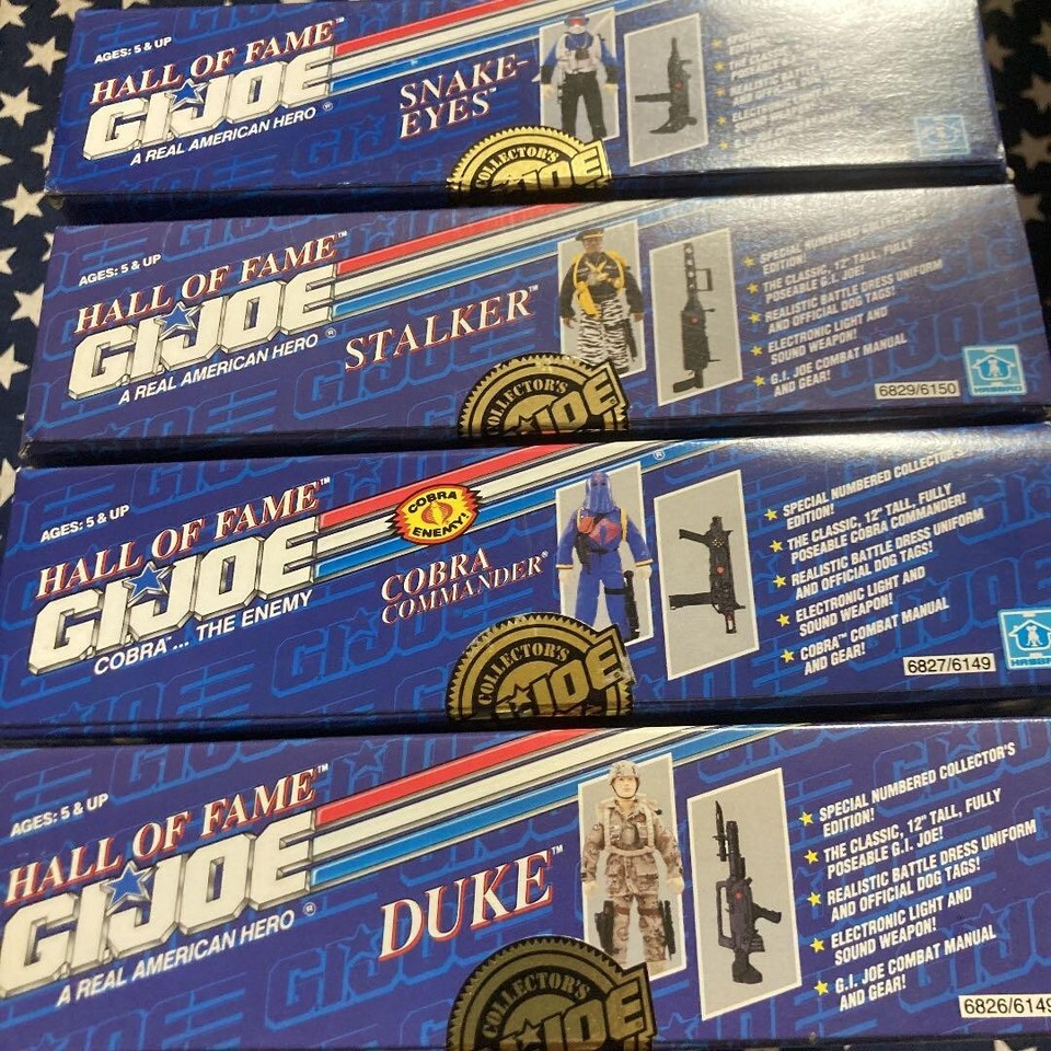 Hasbro 1/6 GI-JOE HOF figures first series total Set of 4 figures New ...