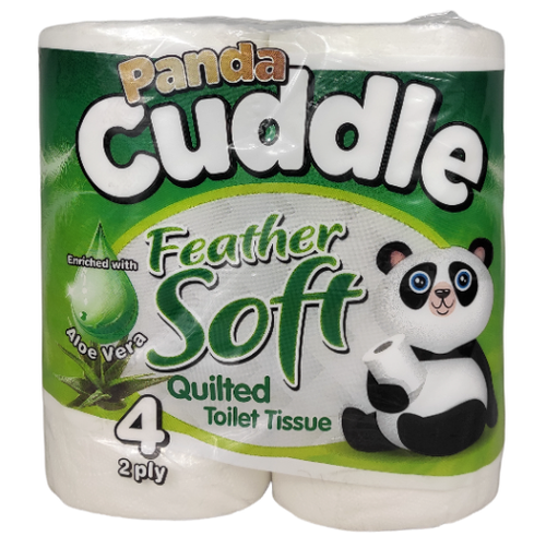 Panda Cuddle Soft Quilted 2 Ply 200 Sheets Toilet Tissue 40/80/120 ...