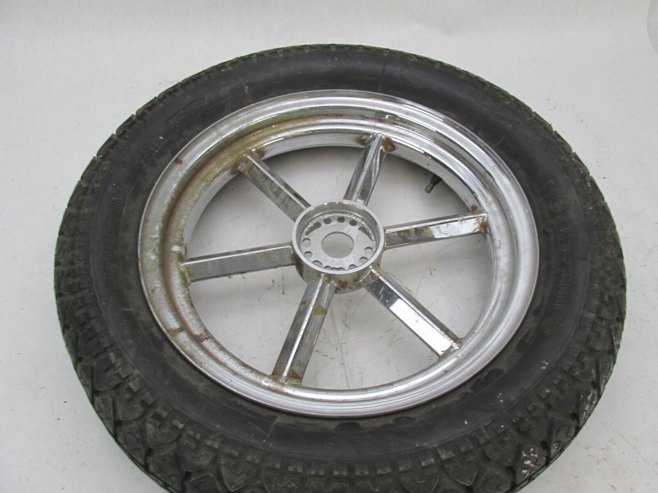 Harley Davidson 6 Spoke Invader Chrome Chopper Multi-fit Wheel Rim 16x3 ...