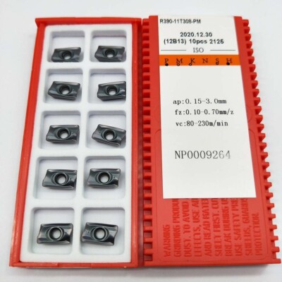 R390-11 T3 08M-PM R390-11T308M-PM 10 PCS Carbide inserts High hardness ...