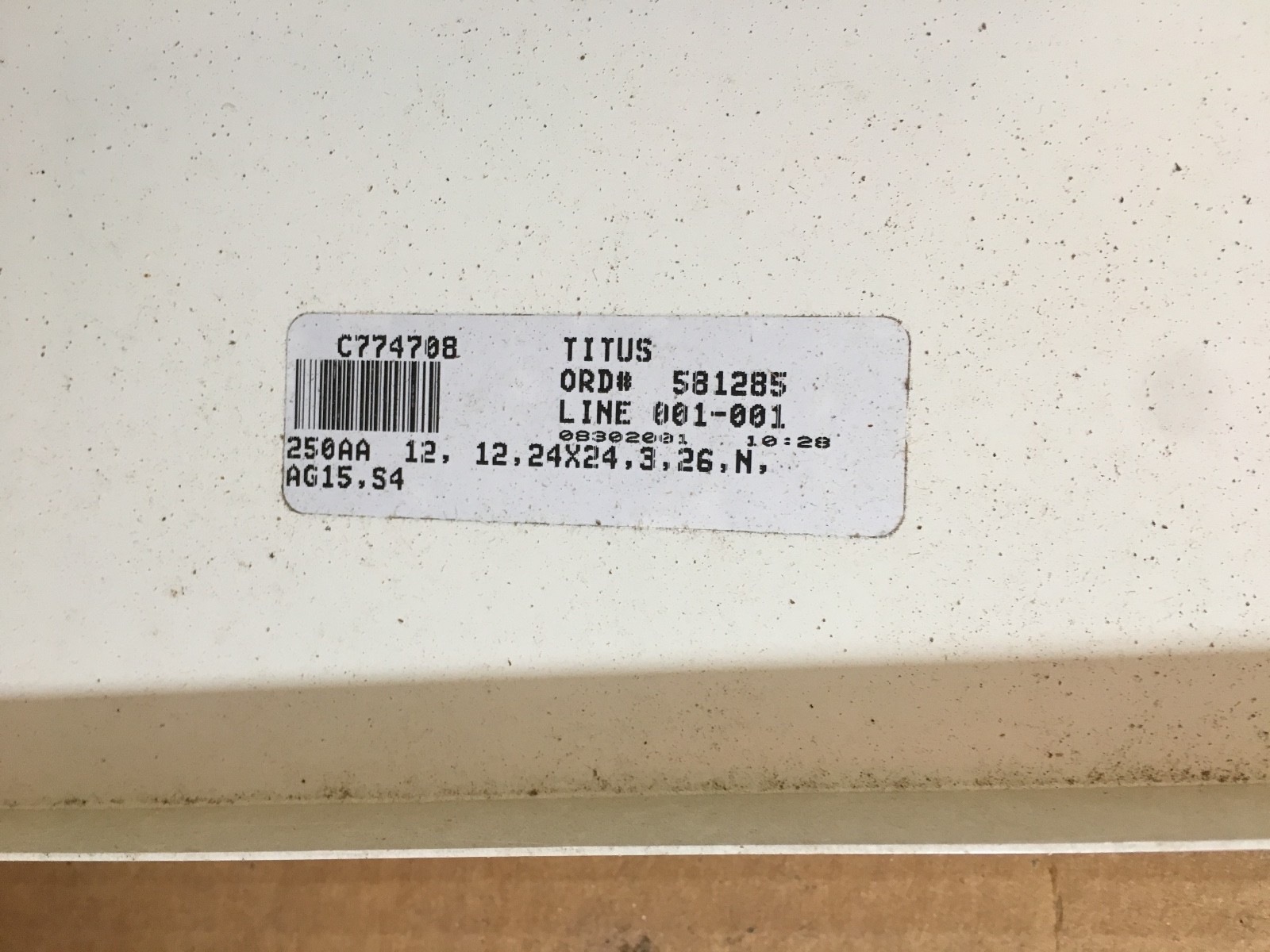 Titus 250-AA Aluminum Curved Blade Diffuser 12x12 Duct 24x24 | eBay