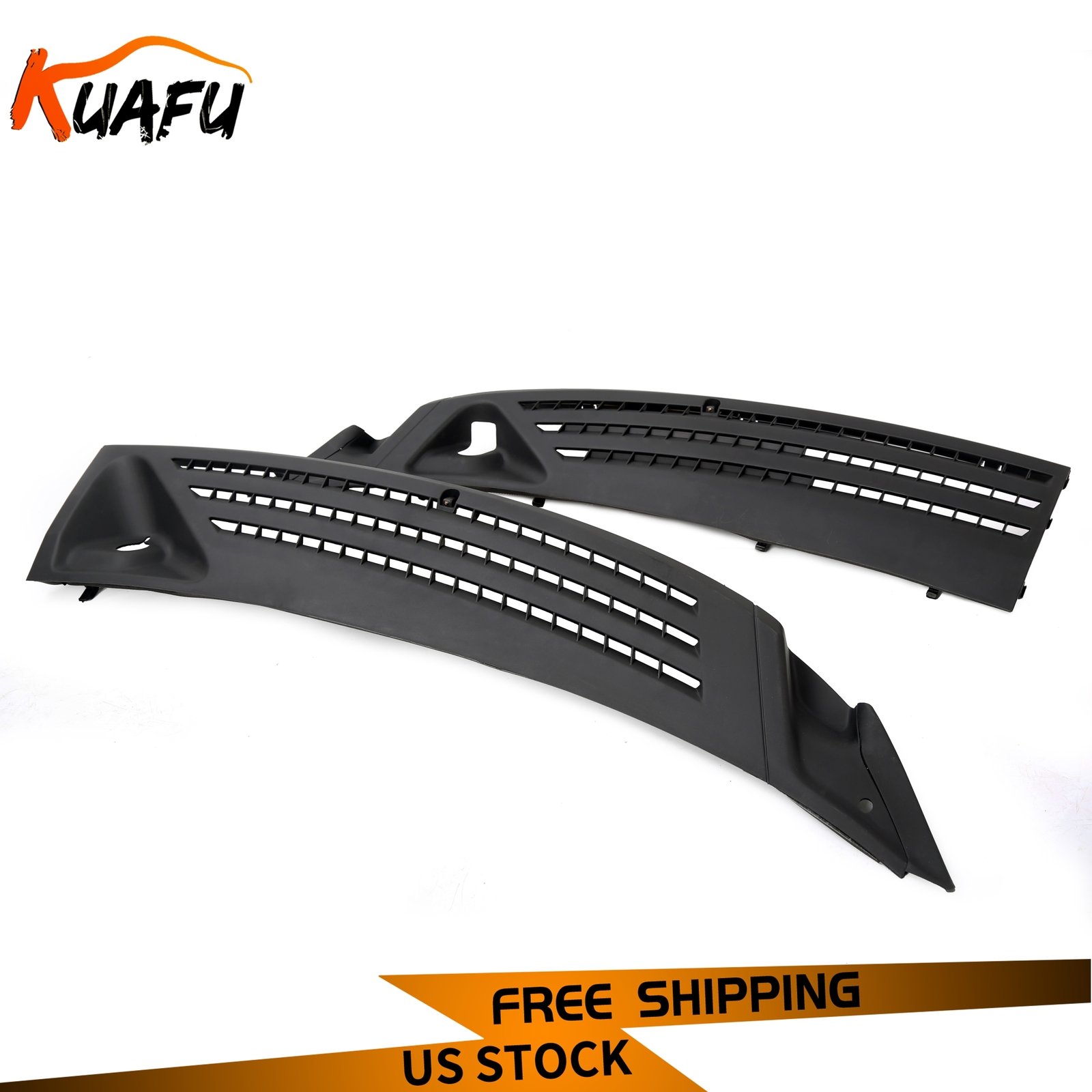 For 04-08 Ford F-150 Outer Right & Left Windshield Window Wiper Cowl ...