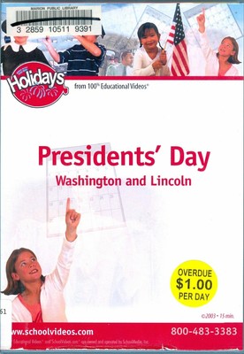 Presidents Day: Washington And Lincoln [DVD] [*READ* Ex-Lib. DISC-ONLY ...