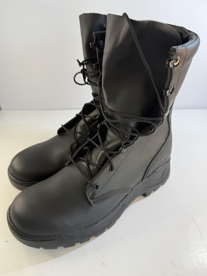 Altama 515701 All Leather 10" Combat Boots Black Made in USA Men's 9.5W ...