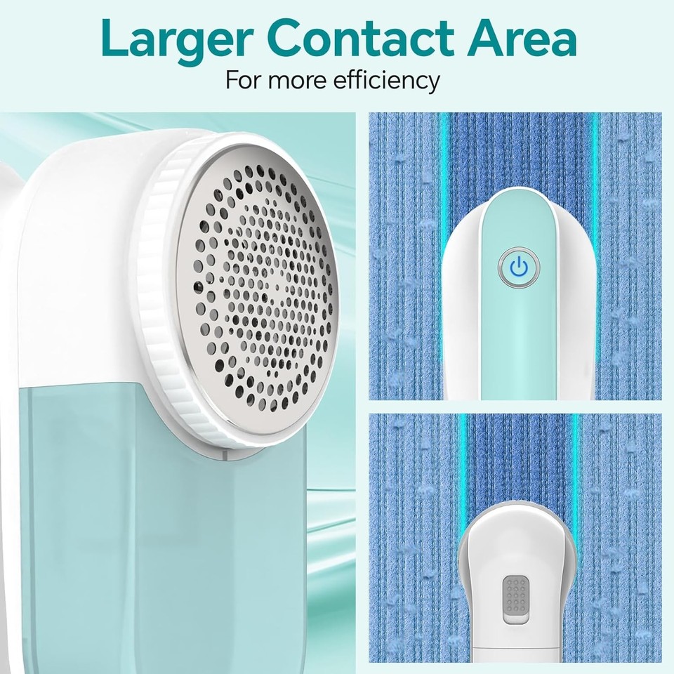 BEAUTURAL Fabric Shaver and Lint Remover, Sweater Defuzzer with 2 ...