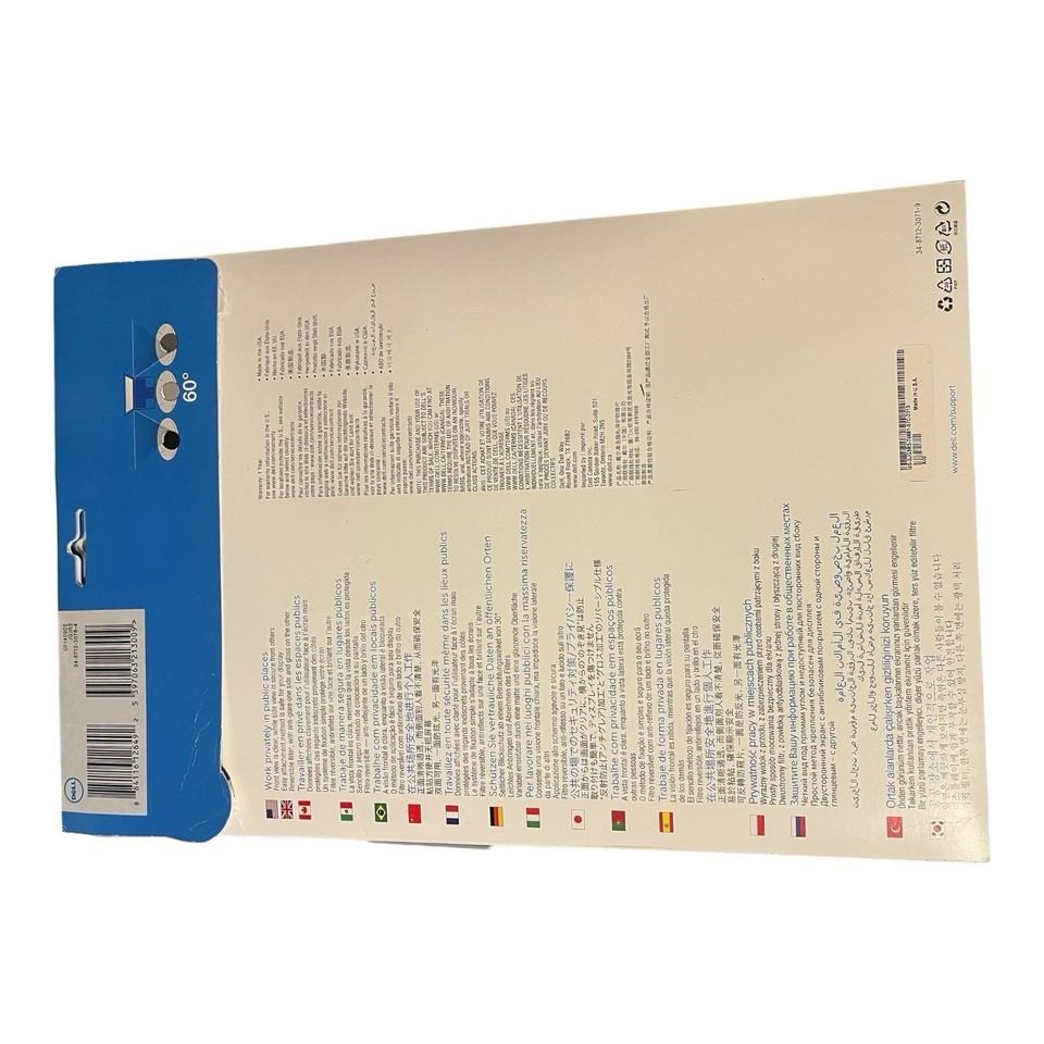 NEW DELL Privacy Filter for 14.0 inch Widescreen Screen Open Box ...