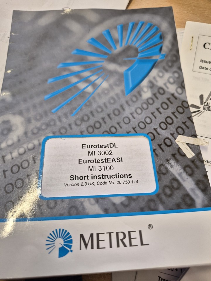 Metrel MI3100 Eurotest Multifunction Tester with Case And Leads | eBay UK