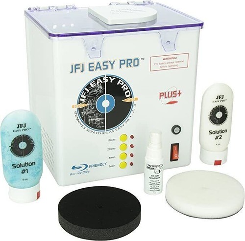 JFJ Easy Pro Disc Repair Machine CD DVD Blu-Ray Game Cleaner NEW 110V ...
